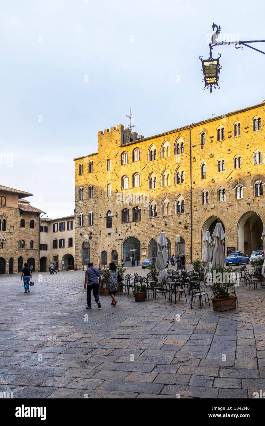 Volterra medieval village, Province of Pisa, Tuscany, Italy Stock Photo ...