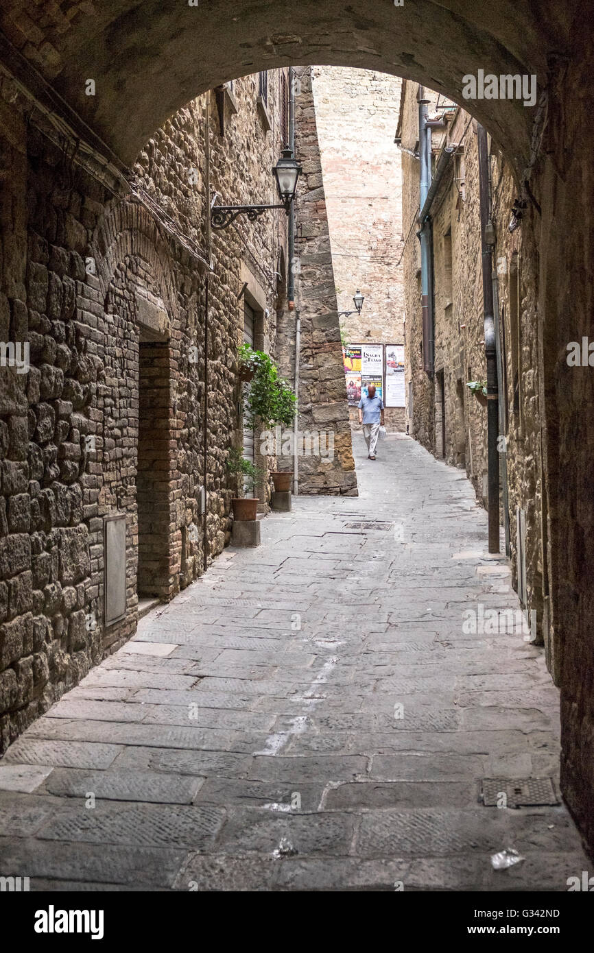 Volterra medieval village, Province of Pisa, Tuscany, Italy Stock Photo ...