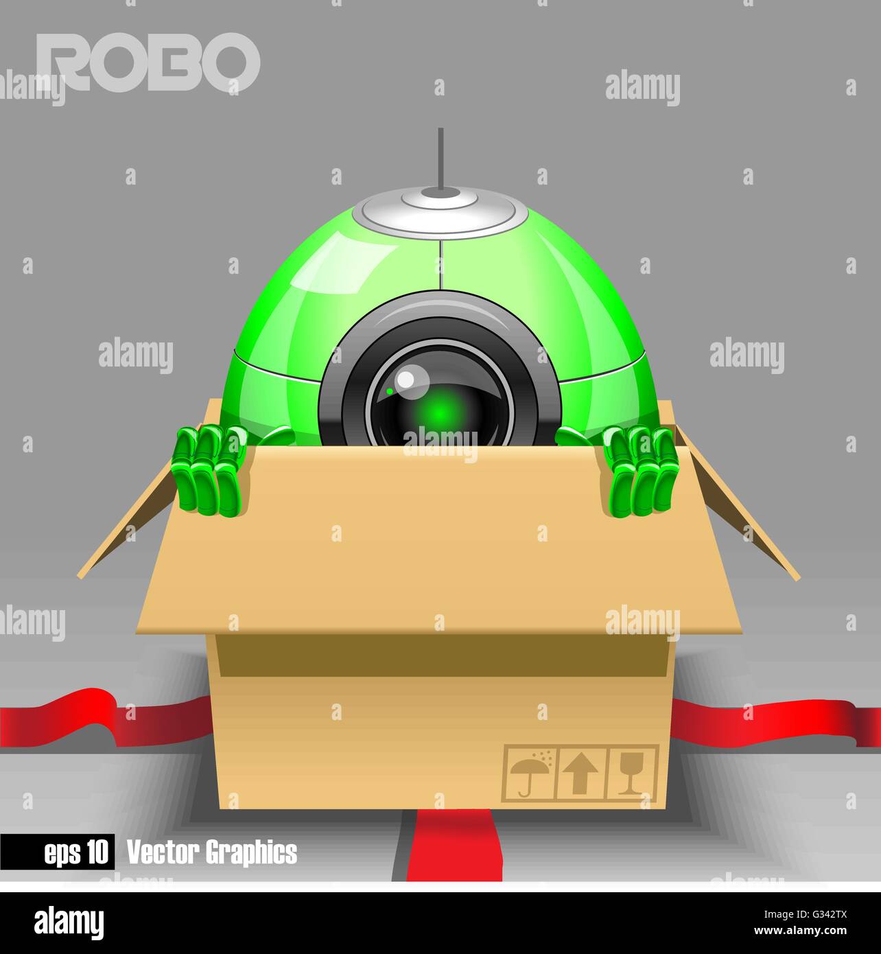 Robo box Stock Vector Images - Alamy