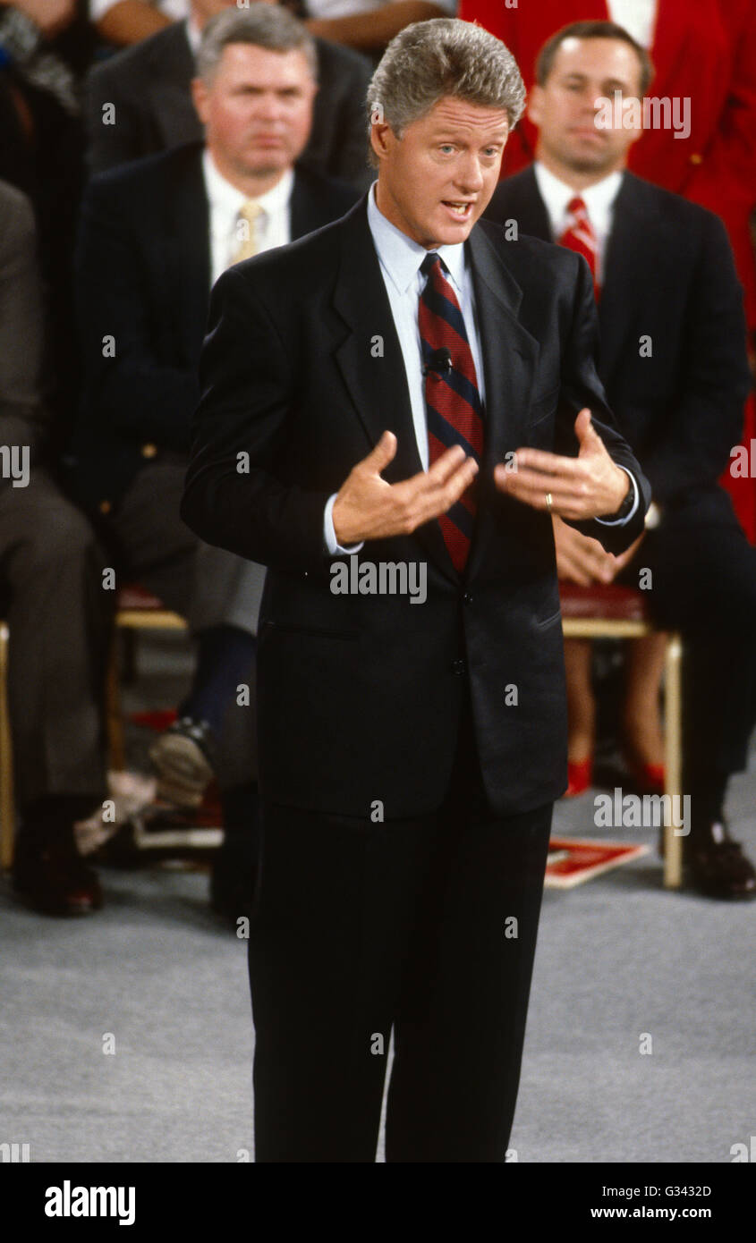 Richmond, Virginia, USA, 15th October, 1992 William Clinton at the ...