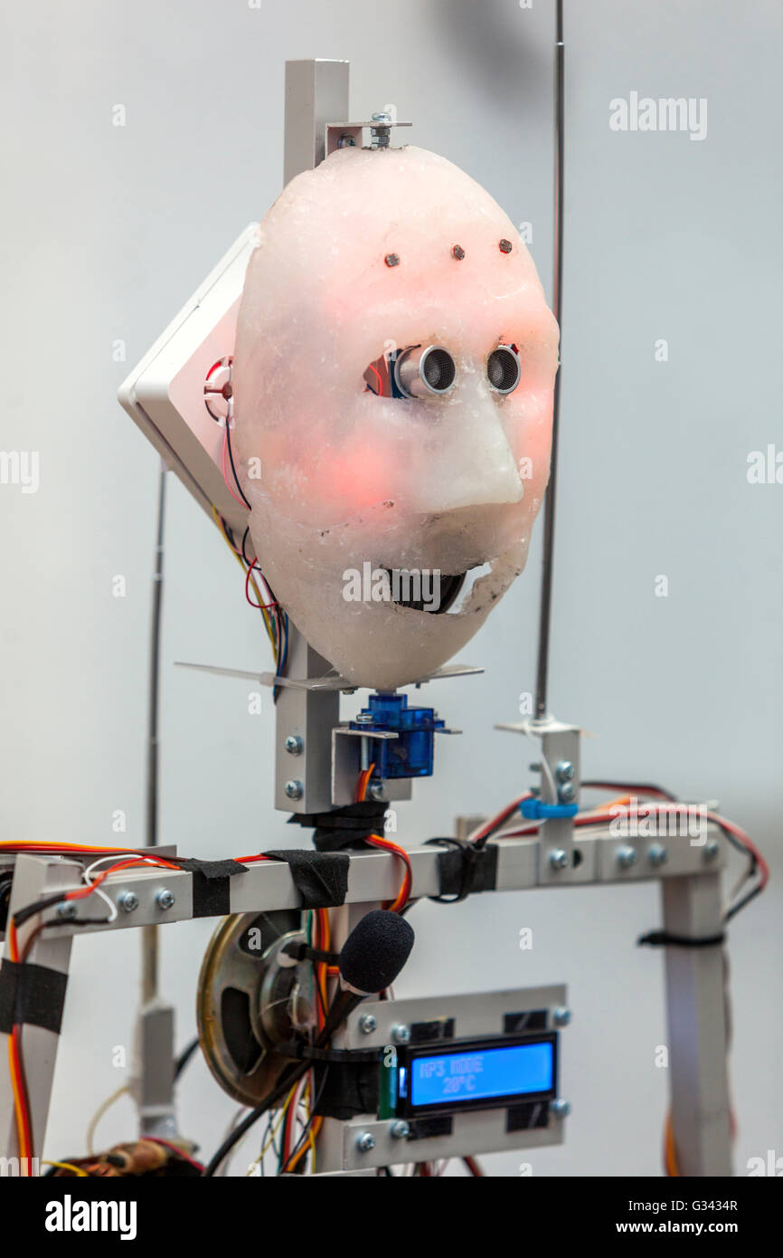 Artificial intelligence experimental robot, search Future Stock Photo ...