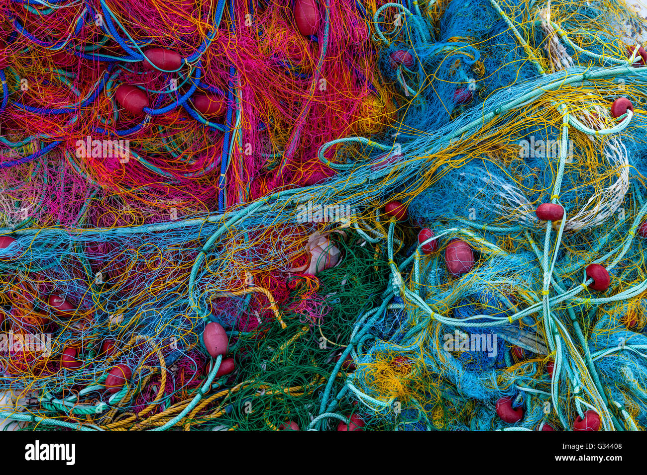 Fishermans fishing nets hi-res stock photography and images - Alamy