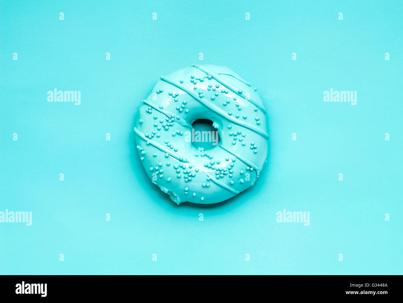 Blue Donut High Resolution Stock Photography and Images - Alamy