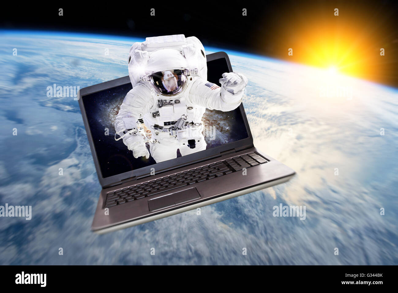 Astronaut in space hi-res stock photography and images - Alamy