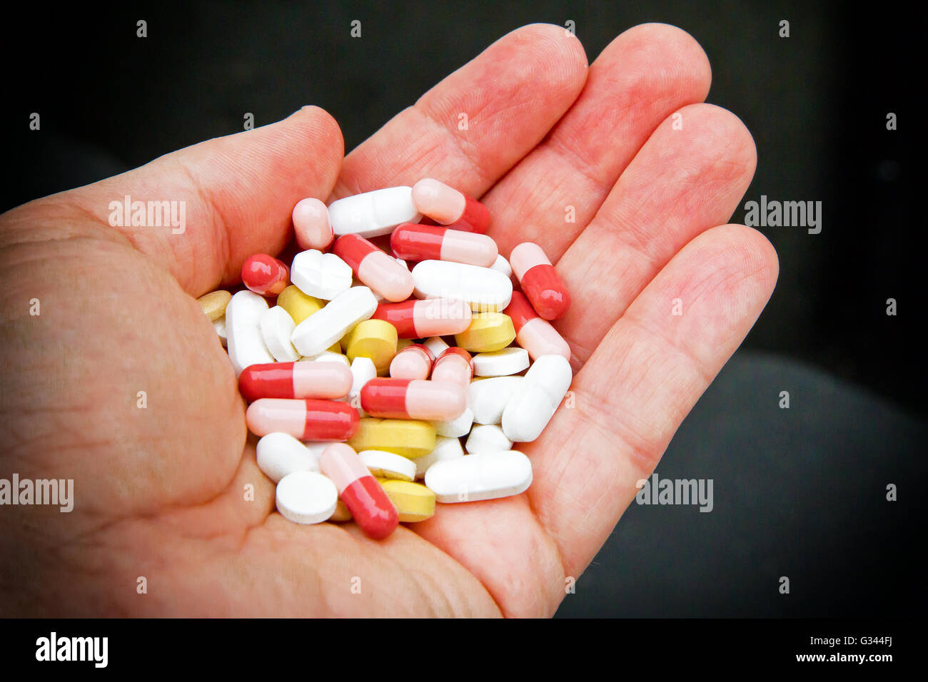 Psychotropic drug hand hi-res stock photography and images - Alamy