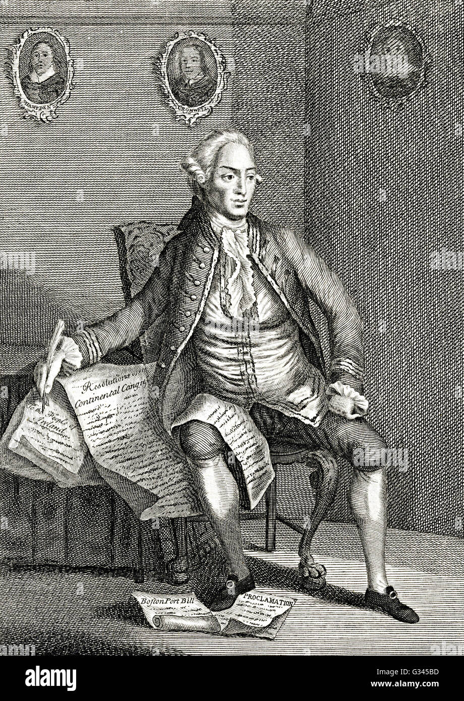 A signatory of the declaration of independ hi-res stock photography and ...