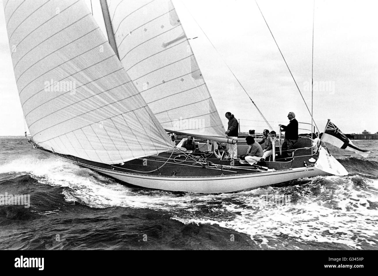 Edward heath admirals cup hi-res stock photography and images - Alamy