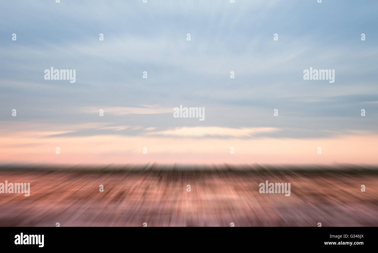 Sunrise on the lake with beautiful sky with motion blur background ...