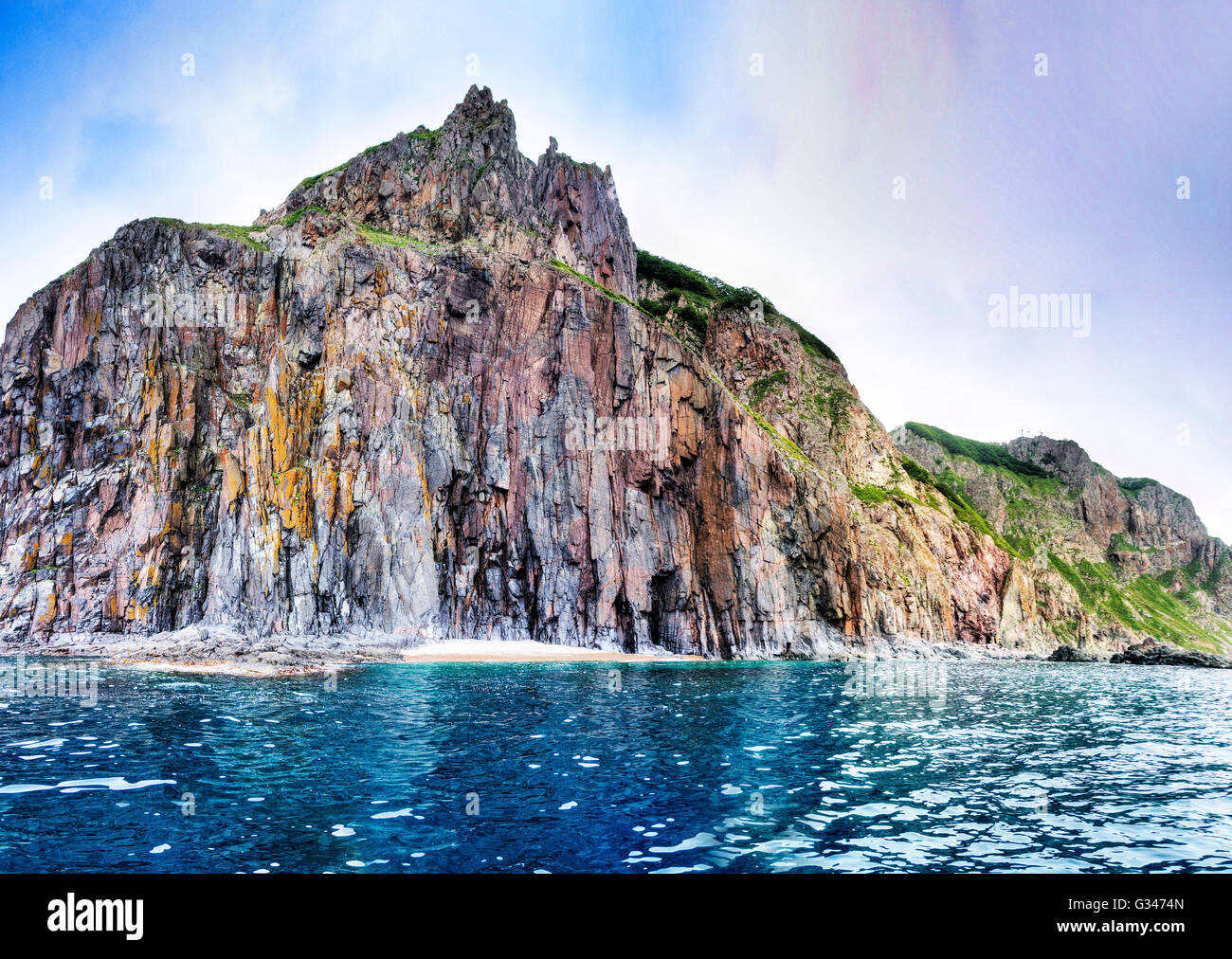 Pacific Ocean coast - japanese sea landscape Stock Photo - Alamy