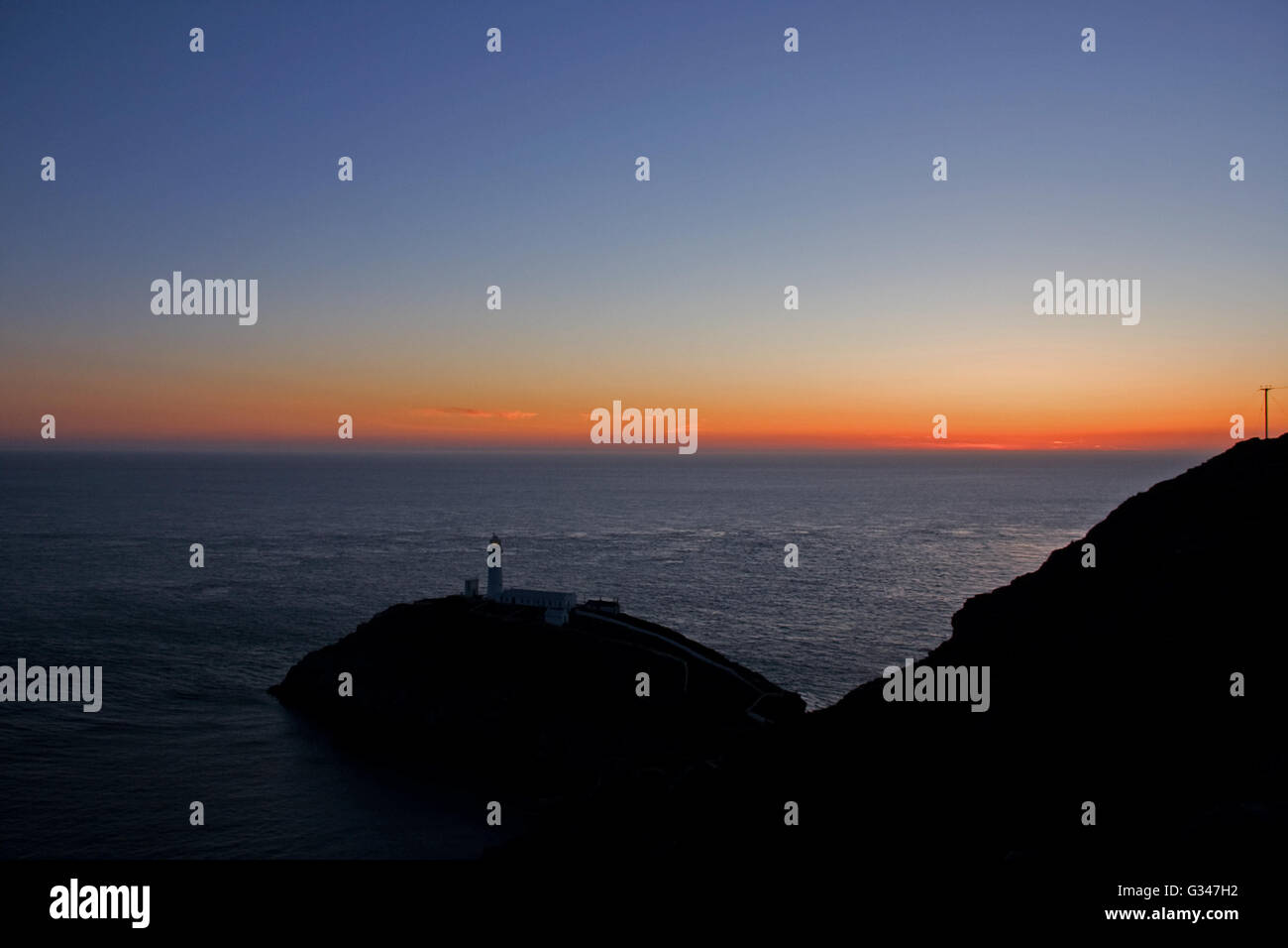 South stack anglesey sunset hi-res stock photography and images - Alamy