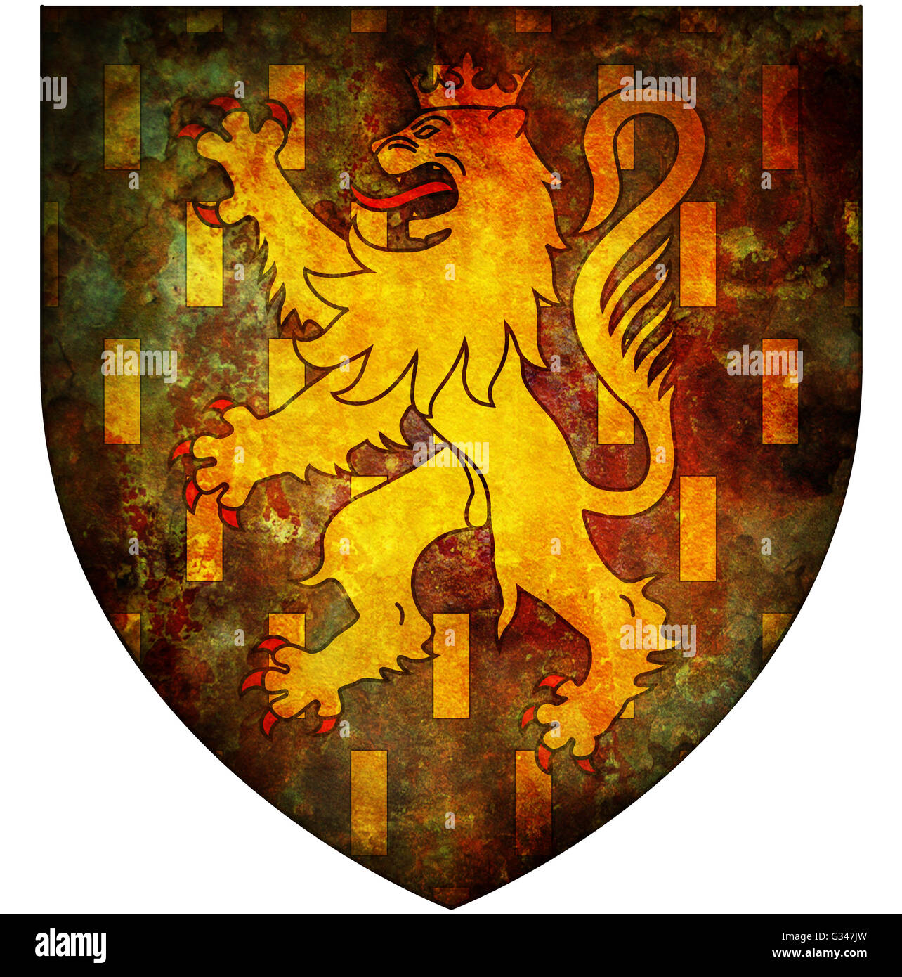 Illustration france flag coat arms hi-res stock photography and images ...