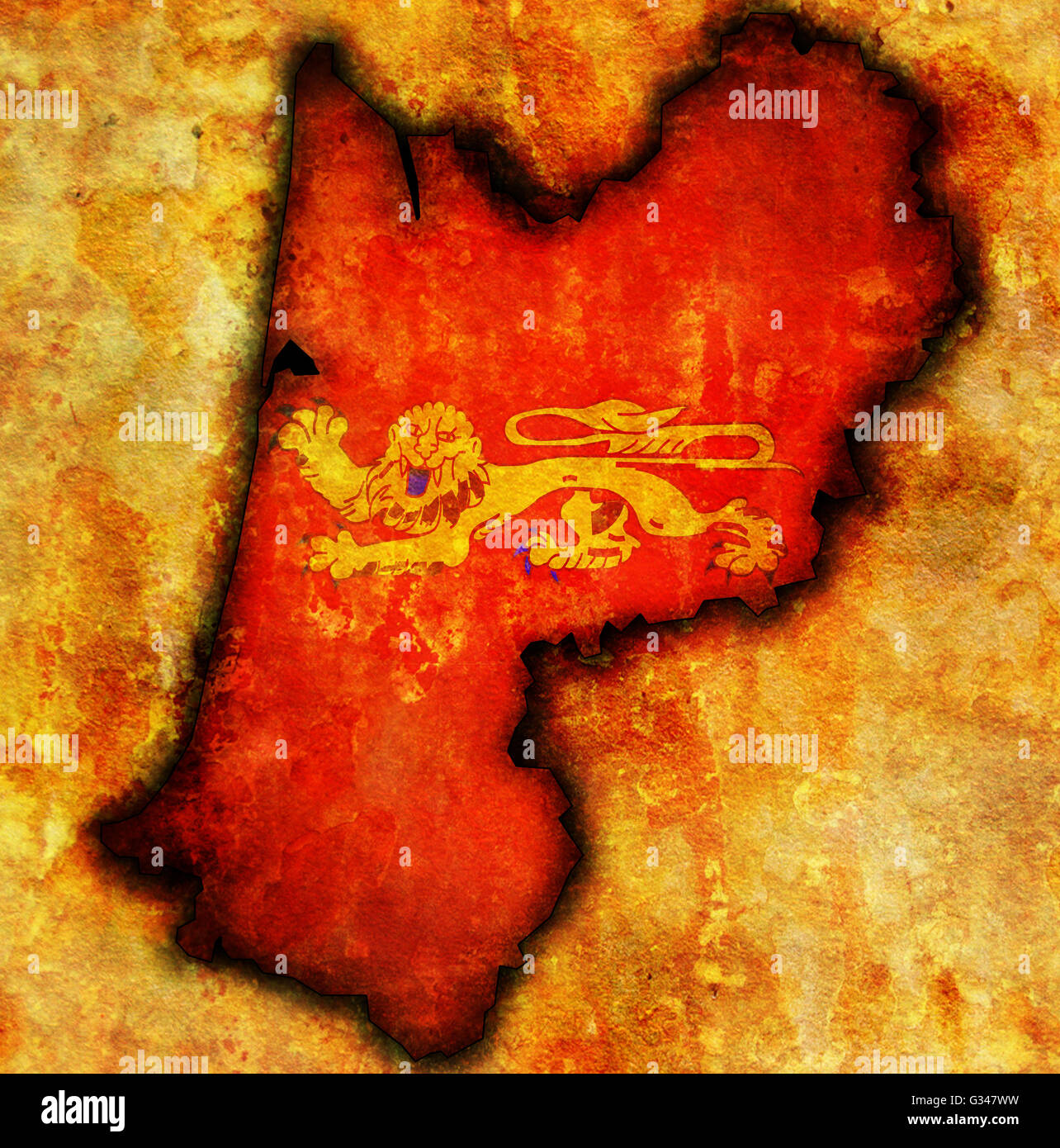 Map of aquitaine hi-res stock photography and images - Alamy