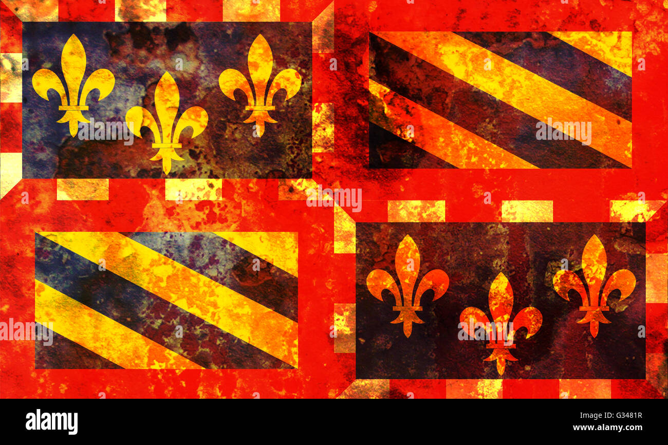 Flag of bourgogne hi-res stock photography and images - Alamy