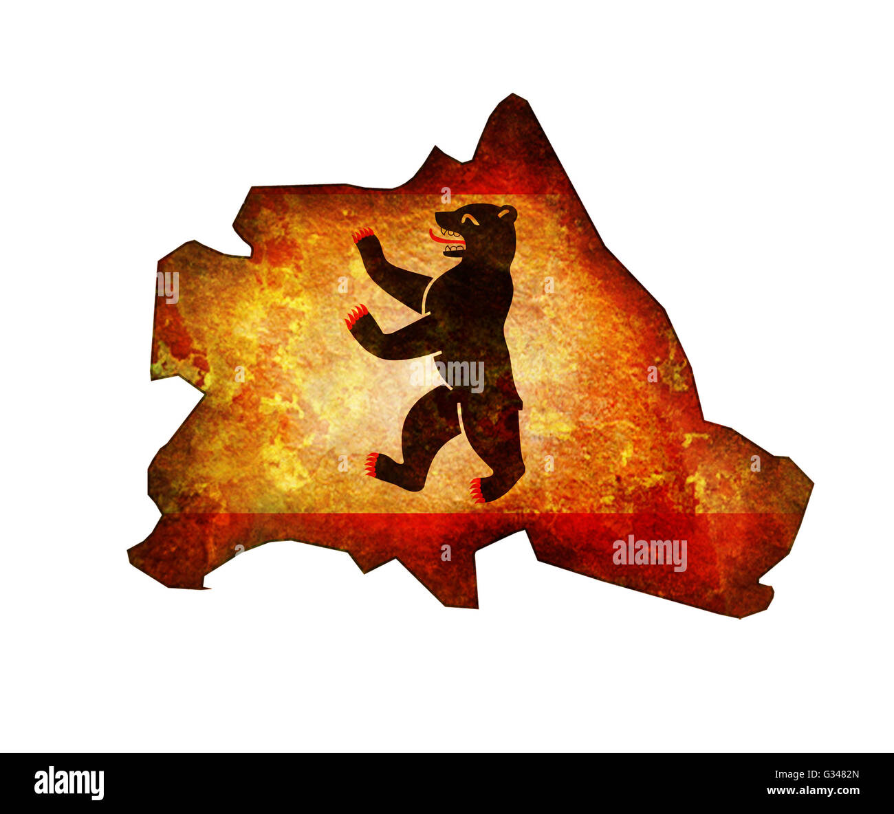 Old map of berlin Cut Out Stock Images & Pictures - Alamy