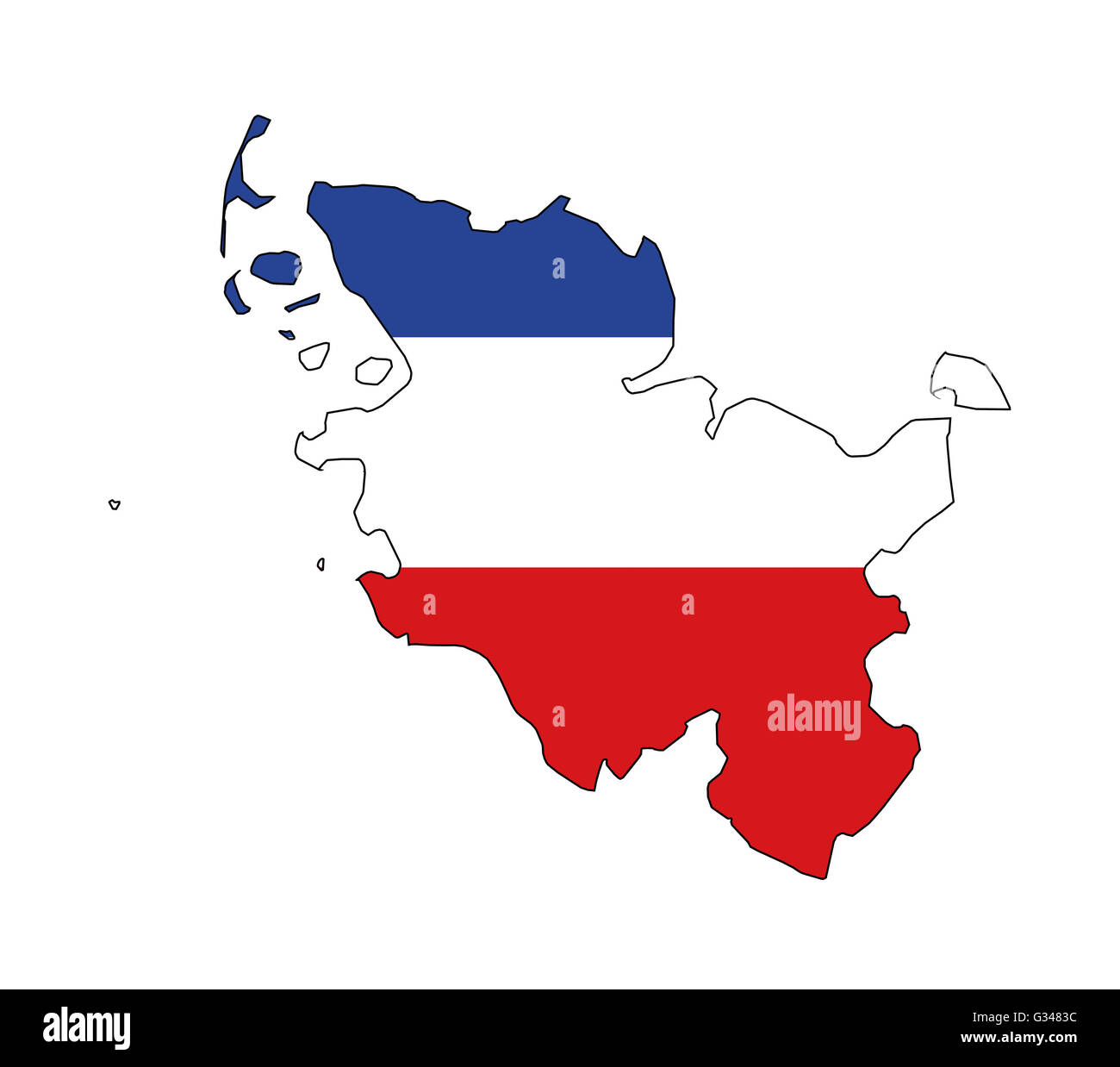 Map of holstein hi-res stock photography and images - Alamy