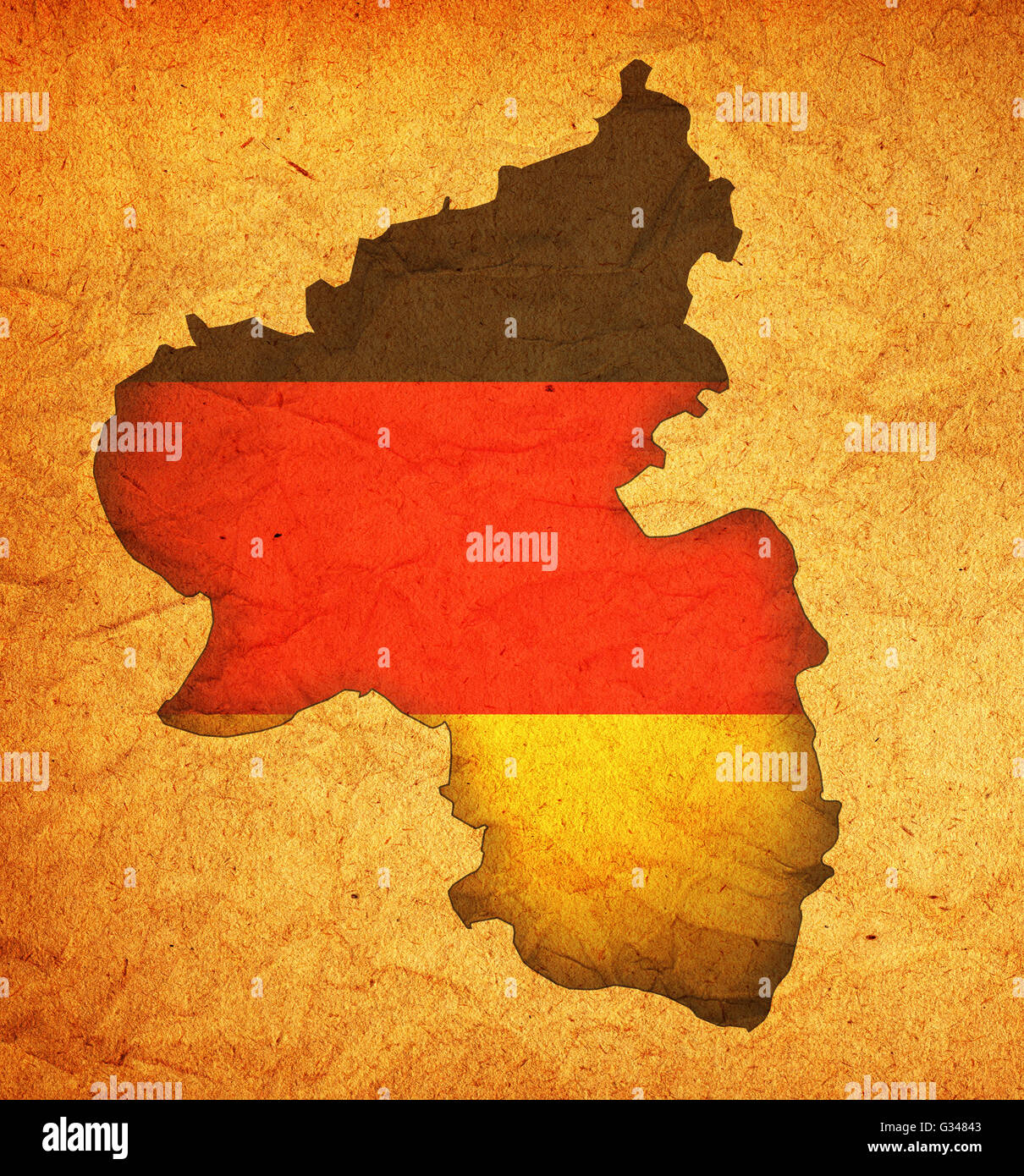 Map of rhineland hi-res stock photography and images - Alamy