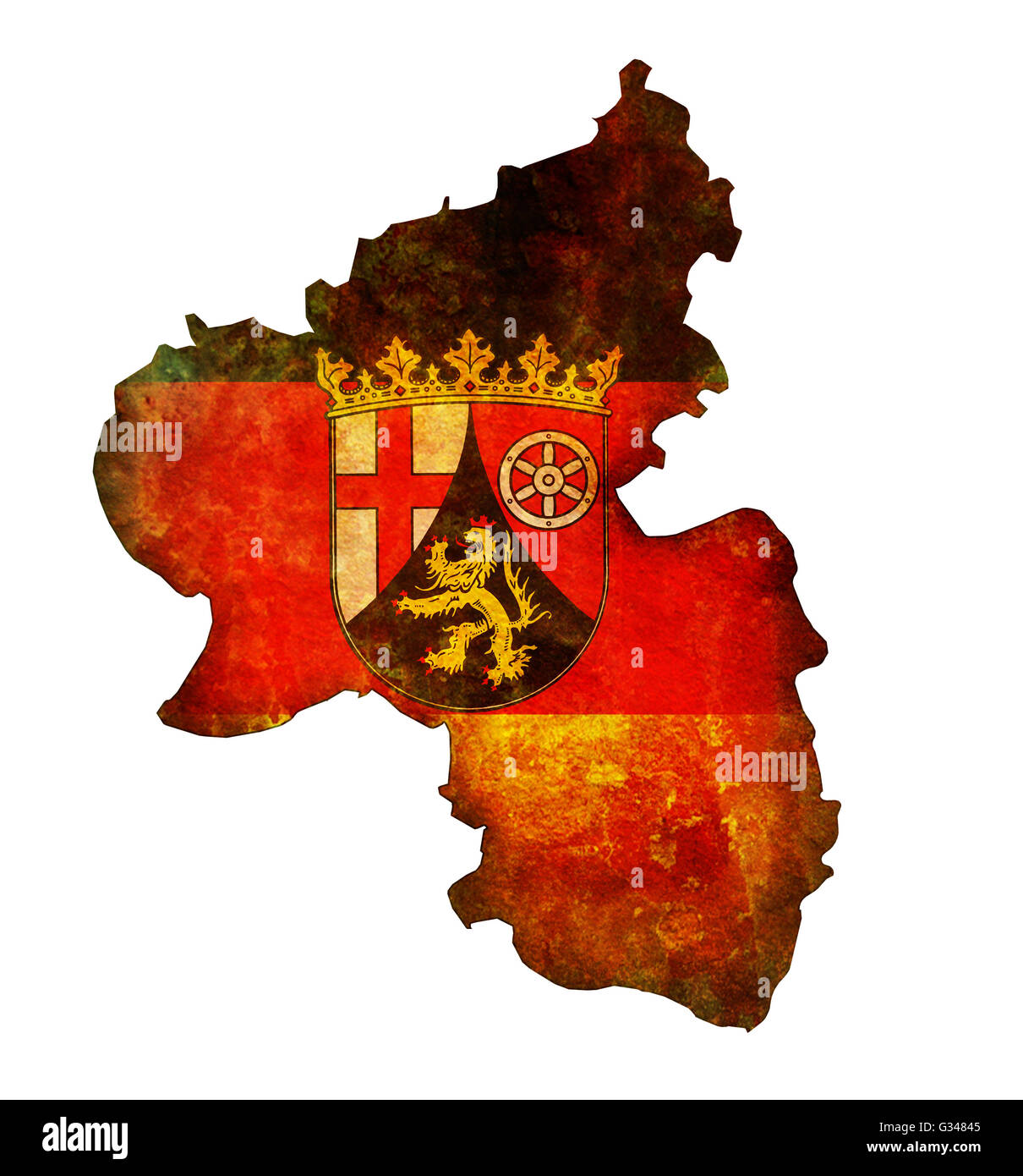 Map of rhineland hi-res stock photography and images - Alamy