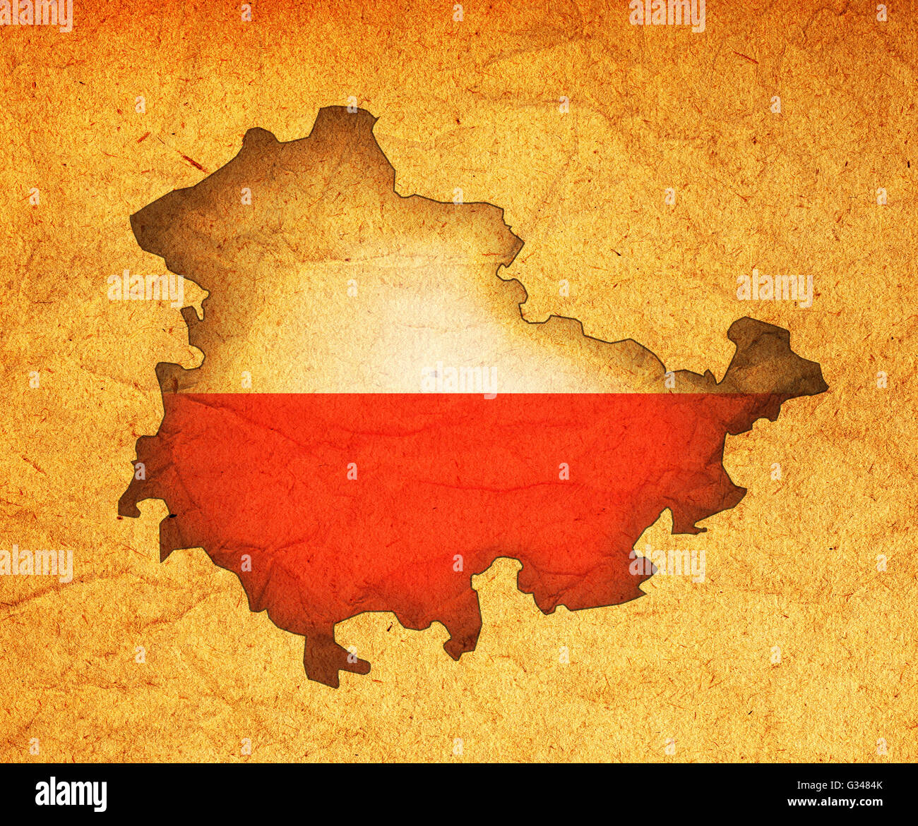 Map of thuringia hi-res stock photography and images - Alamy