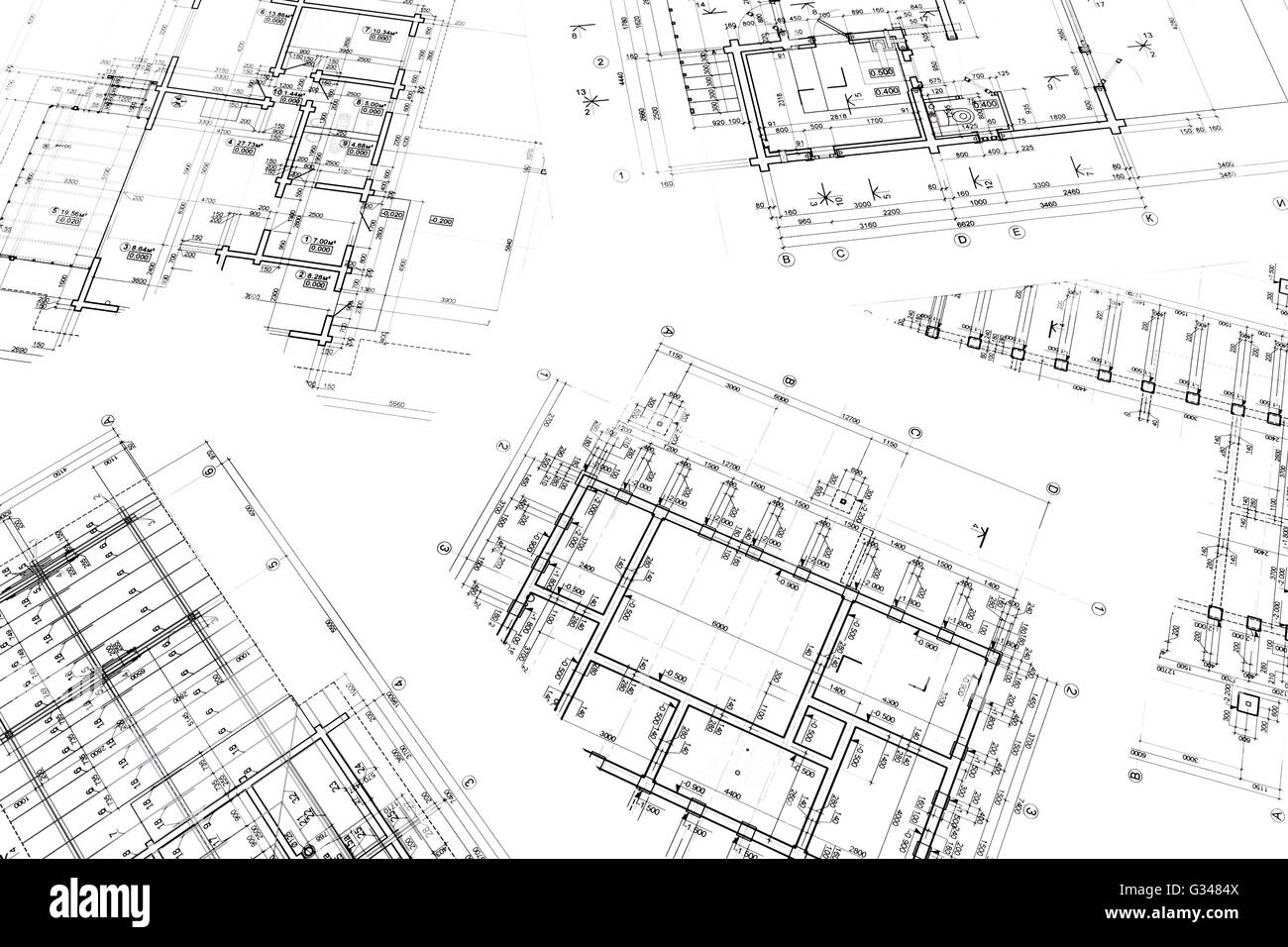 architectural project, architectural plan, construction plan ...