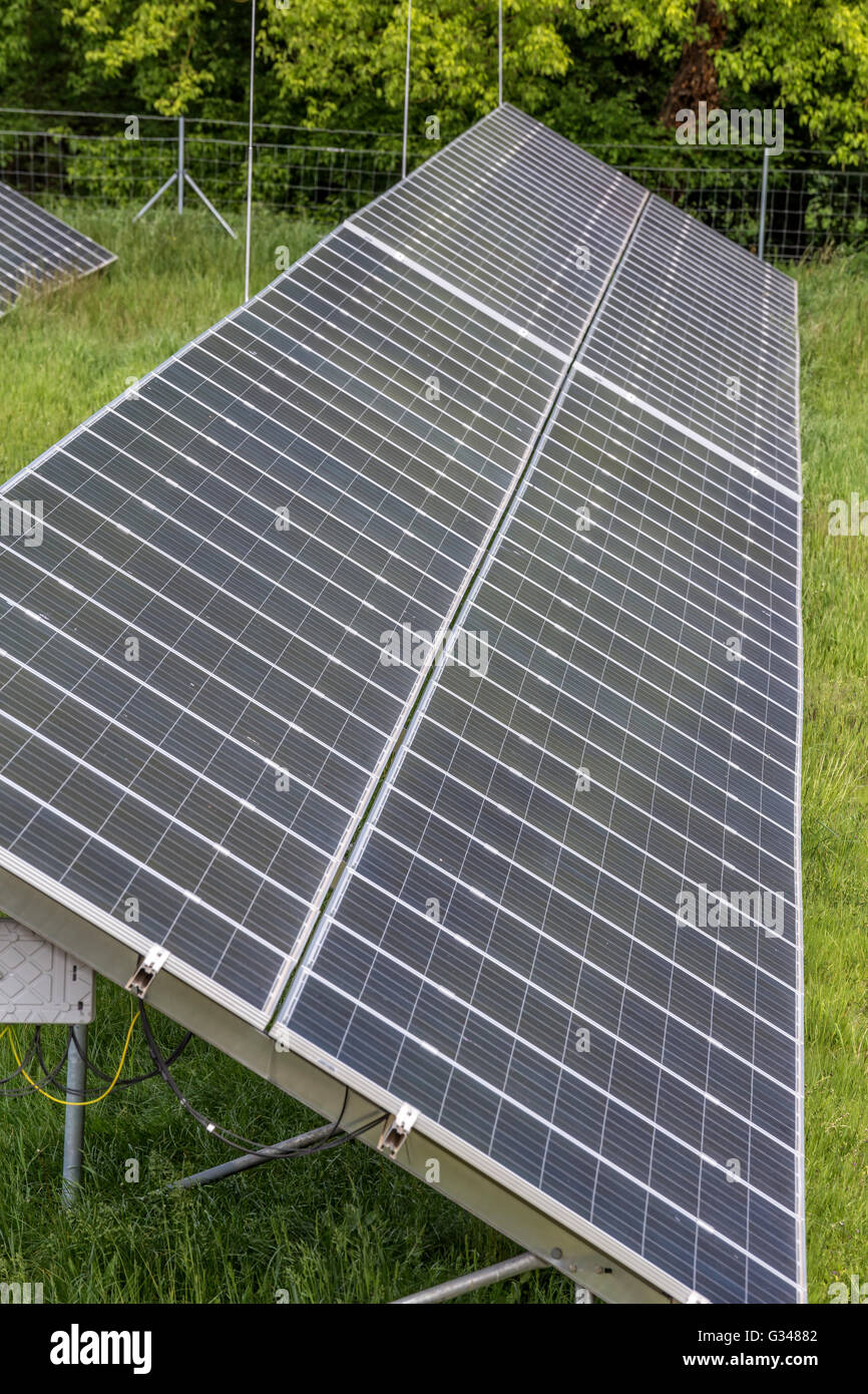 Big solar panels Stock Photo - Alamy