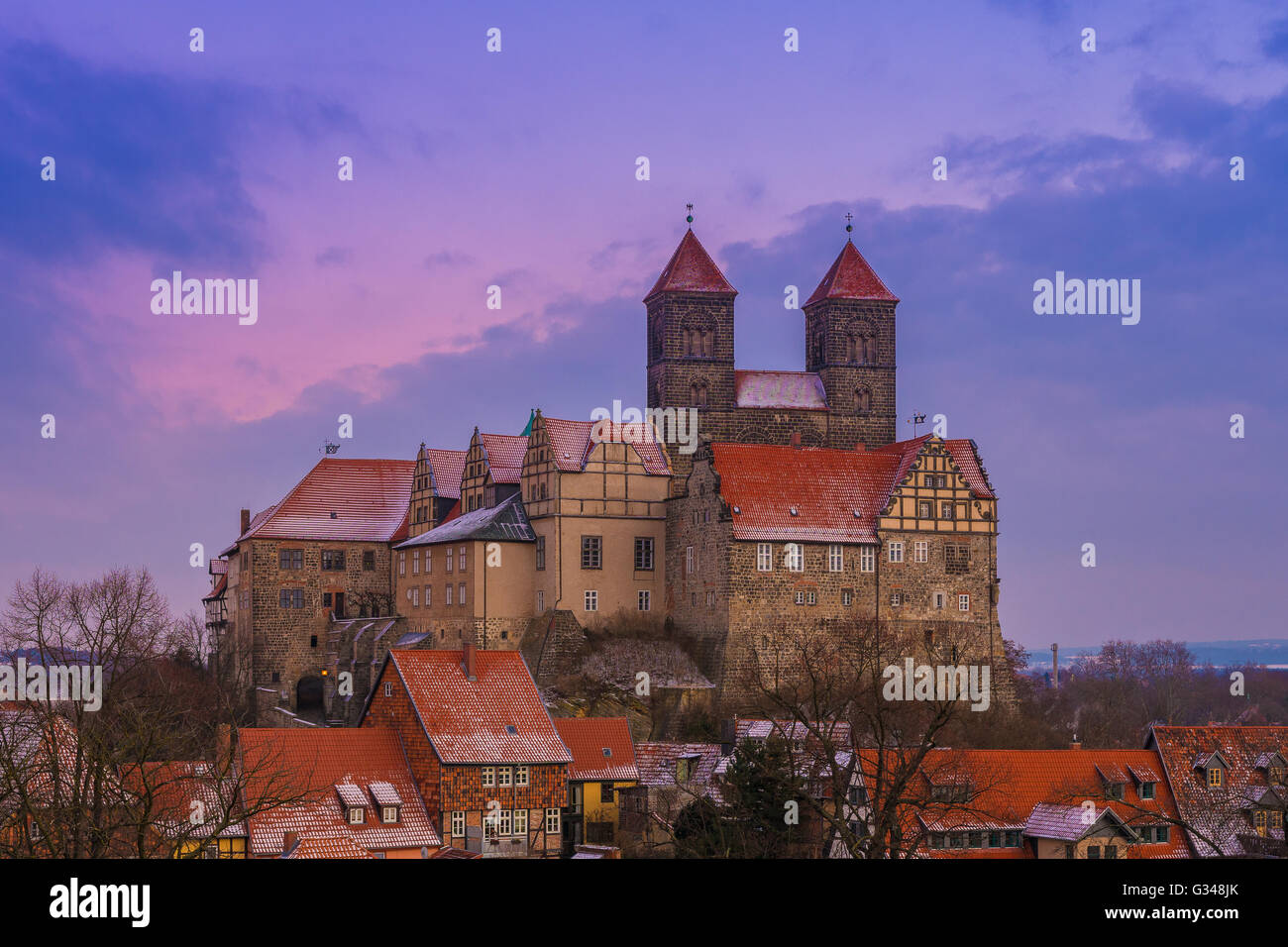 Quedlinburg castle hi-res stock photography and images - Alamy
