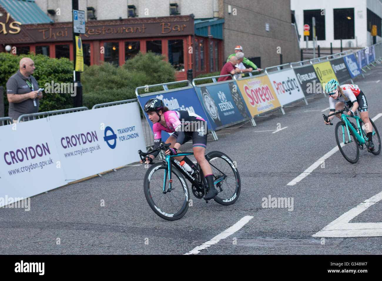 Grace Garner on Cycling Team Ambition Podium followed by Alice Croydon ...