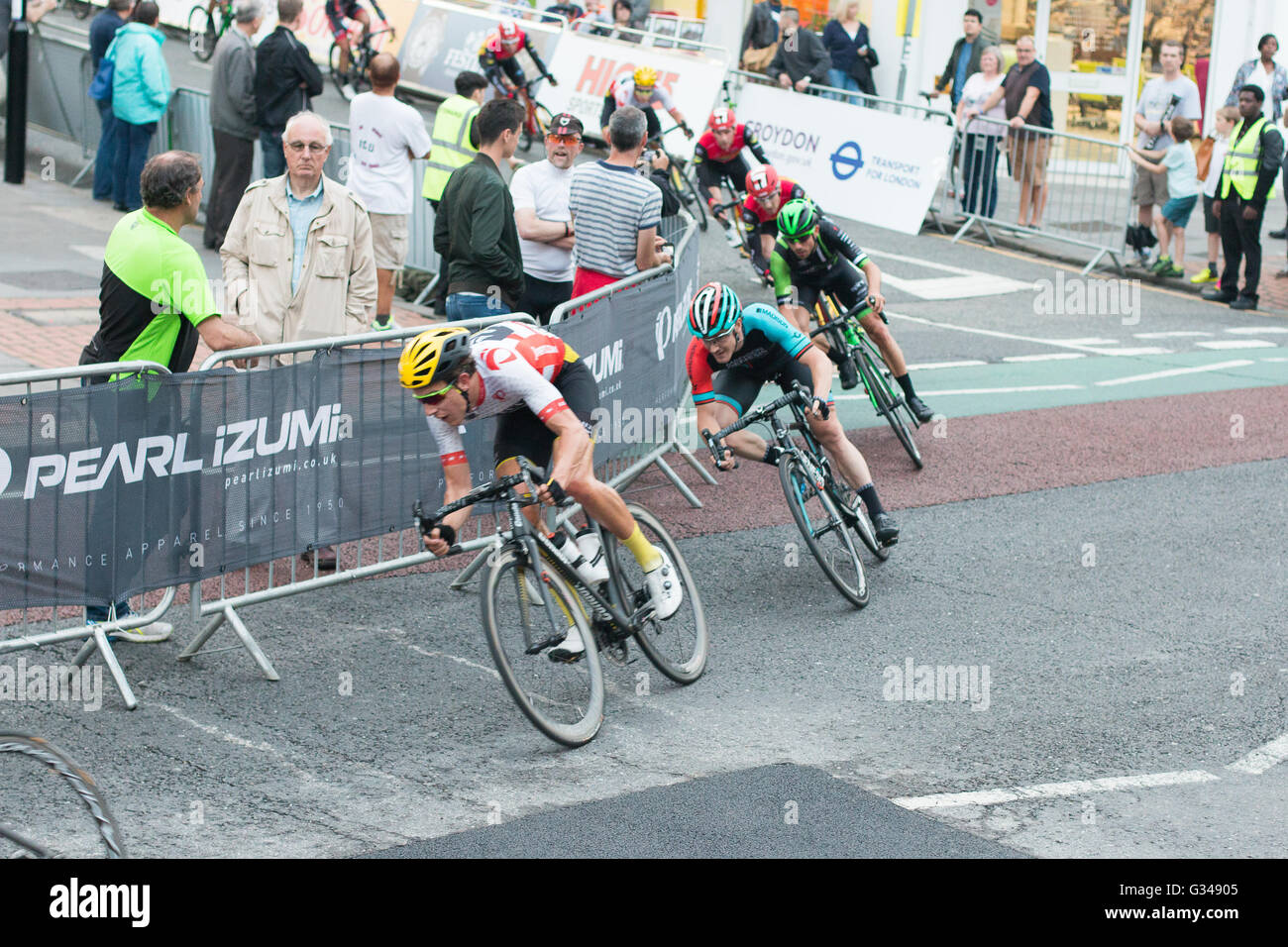 Jon Mould of Team JLT Condor Cycles cycling towards his victory in ...