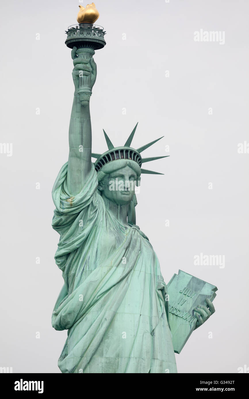The Statue of Liberty is a colossal copper statue, designed by Auguste ...
