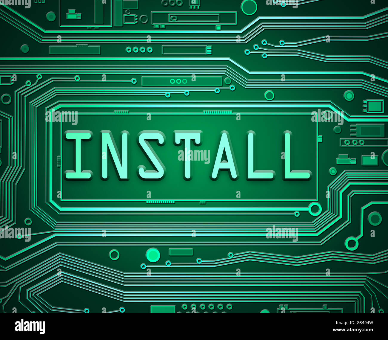 Software install hi-res stock photography and images - Alamy