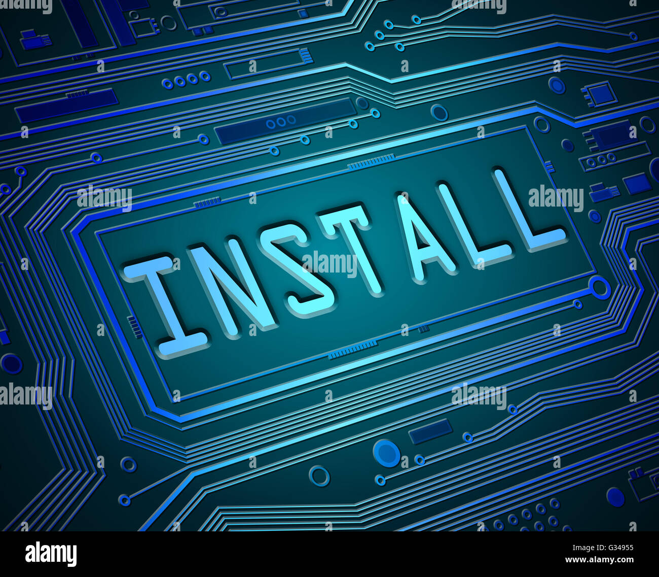 Concept install hi-res stock photography and images - Alamy