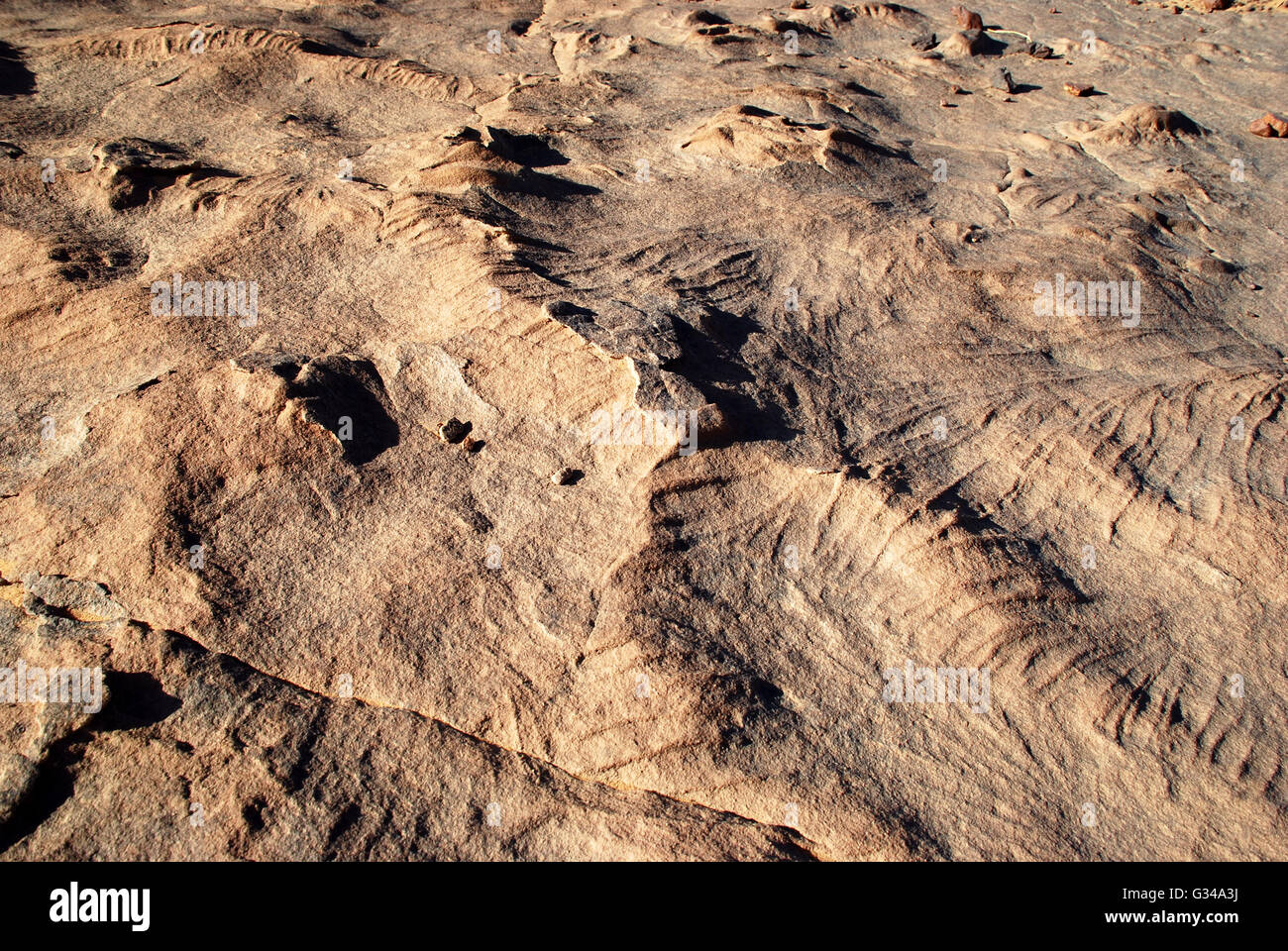 Algeria desert aerial view rock erosion Stock Photo - Alamy