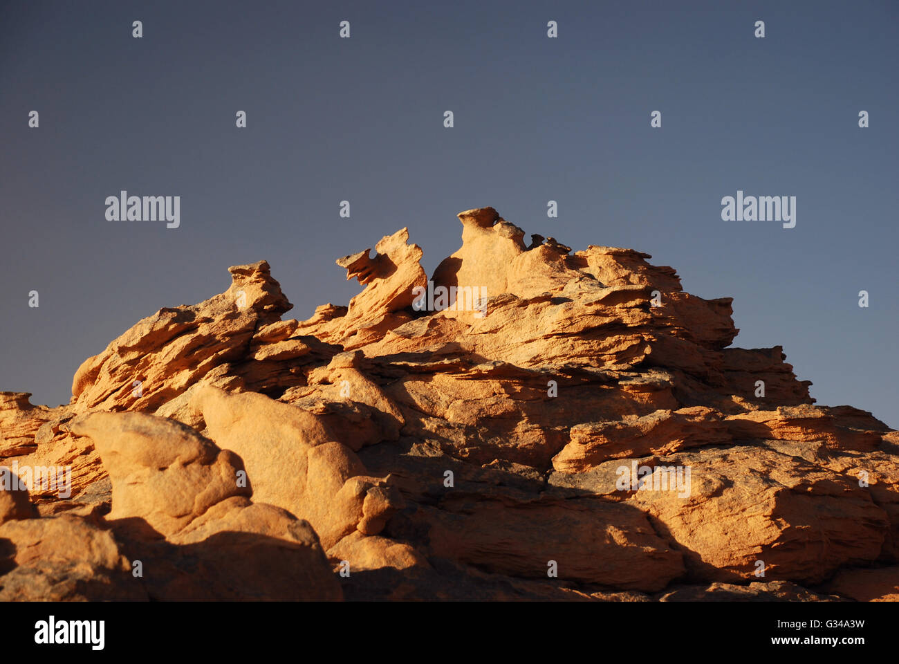 Algeria rock formation desert Stock Photo - Alamy