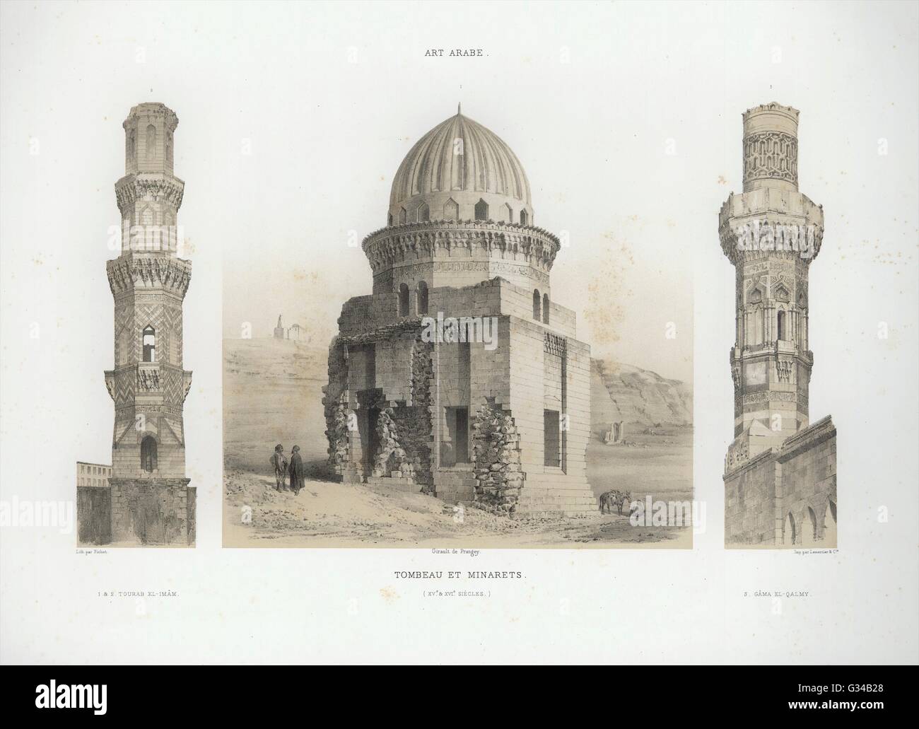 Illustration from the 1877 publication on Arabic Art : L'Art Arabe ...