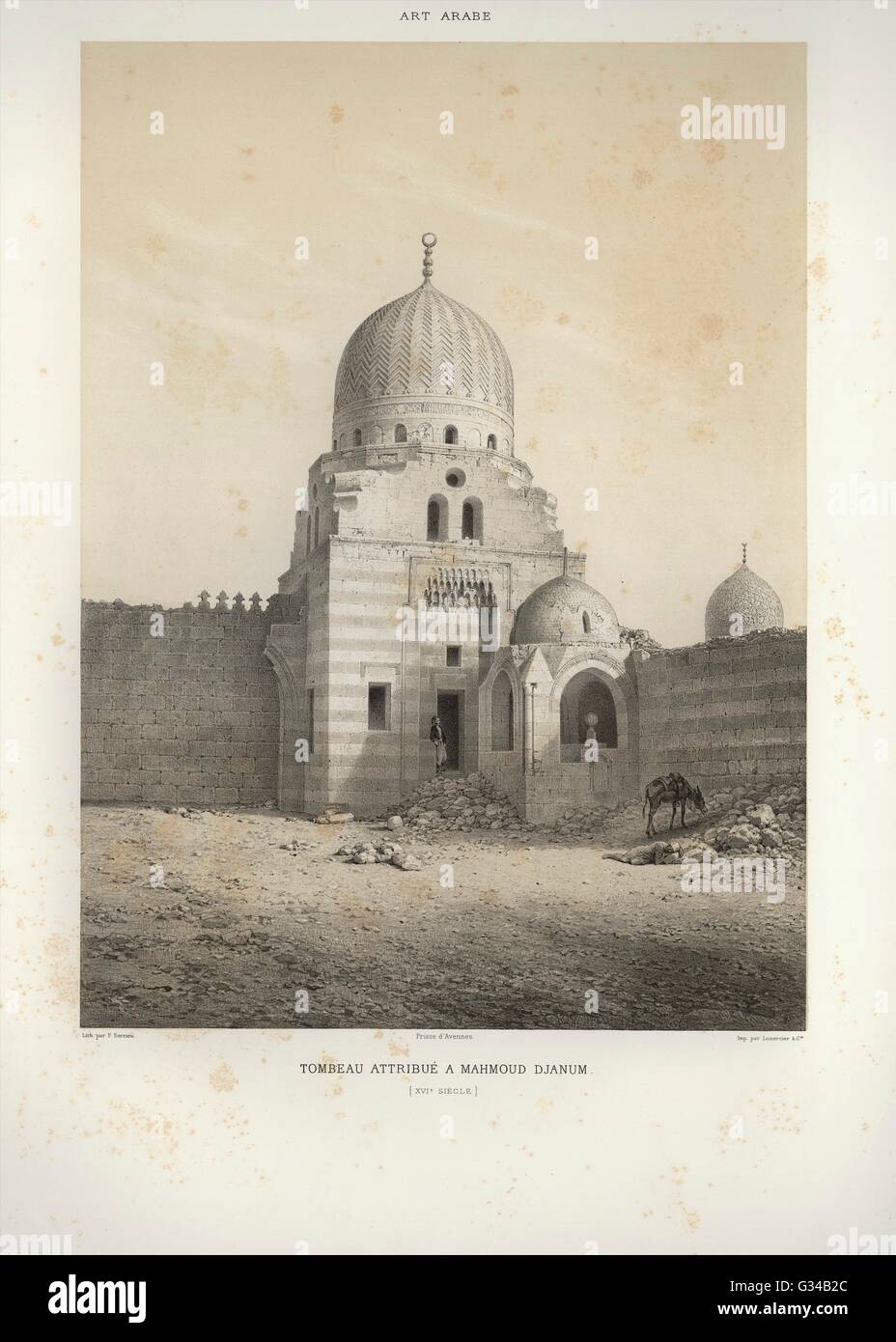 Illustration from the 1877 publication on Arabic Art : L'Art Arabe ...