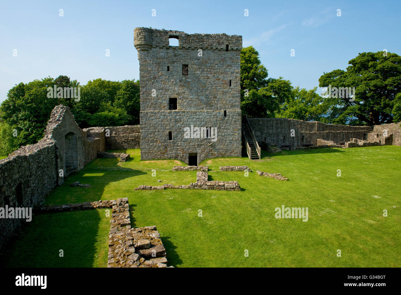 Historic Loch Leven Castle near Kinross, Scotland Stock Photo - Alamy