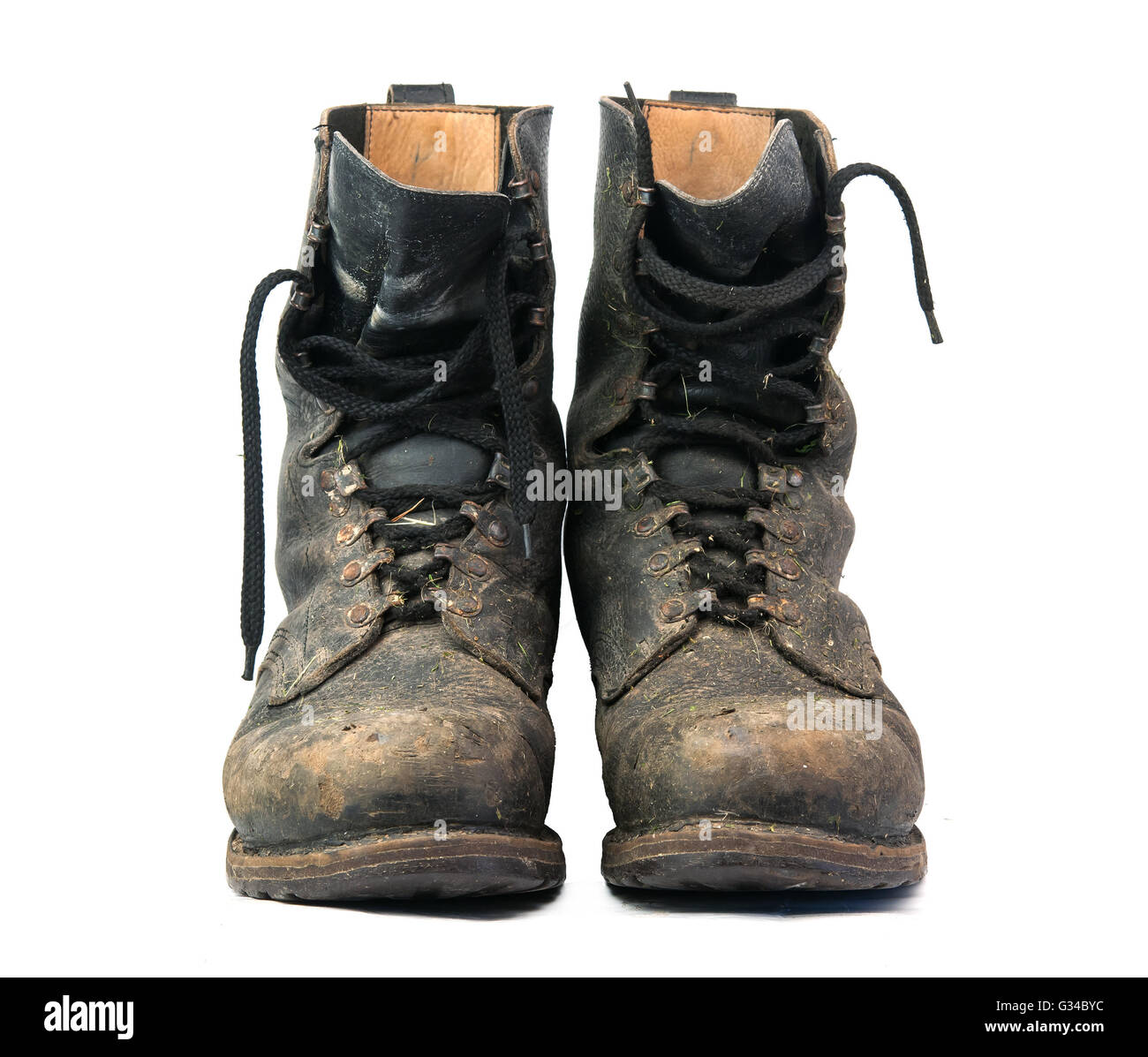 Black combat boots hi-res stock photography and images - Alamy