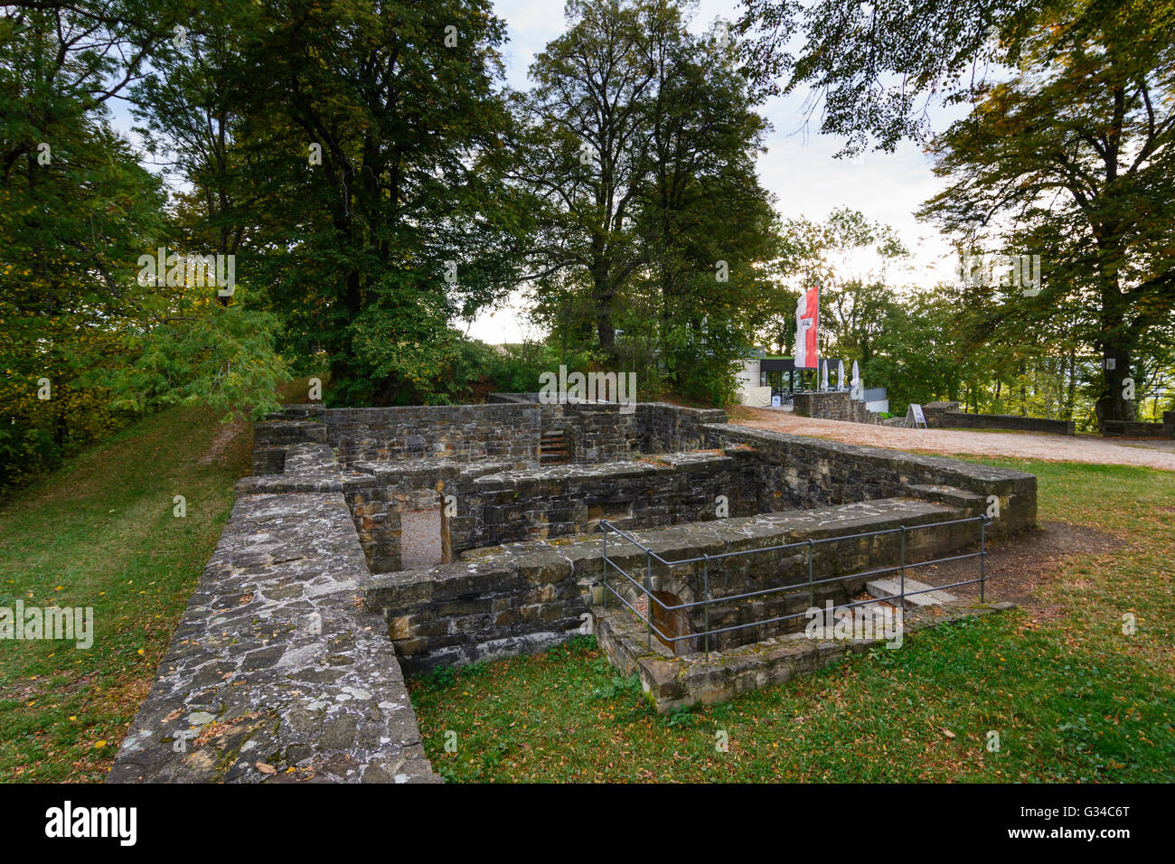Mount Hohenstaufen: castle ruin Hohenstaufen, Germany, Baden ...