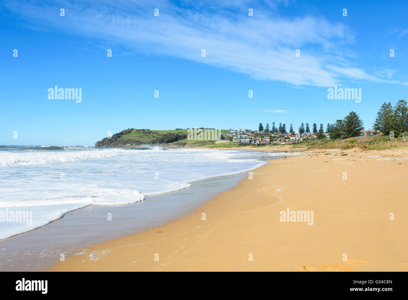 Werri Beach after a storm, Gerringong, Illawarra Coast, New South Wales ...