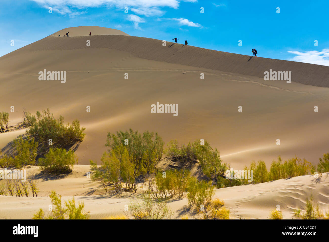 Desert landscape panorama dunes Stock Photo - Alamy