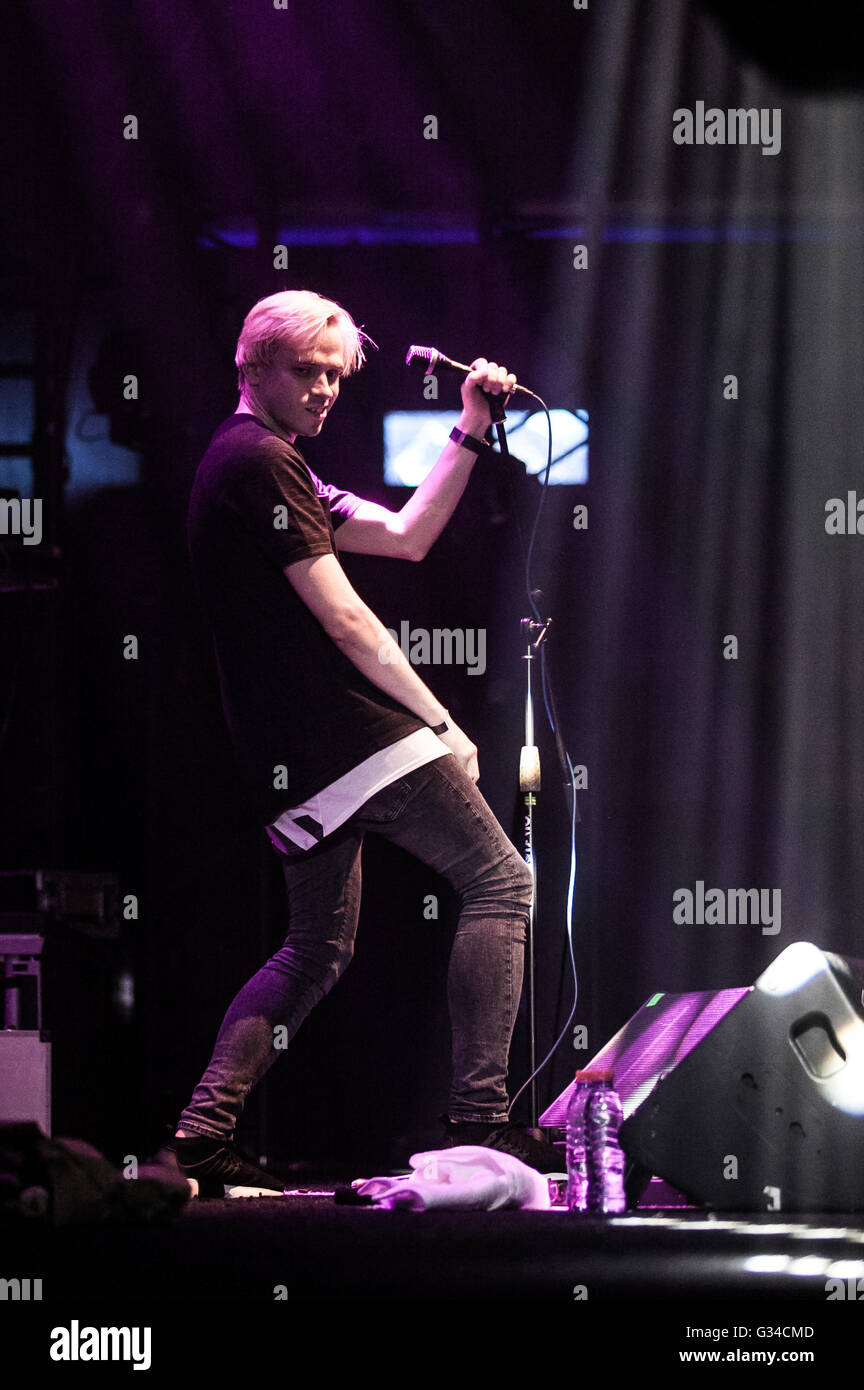 MOSCOW - 28 APRIL, 2016 : Concert of popular Russian pop rock singer ...