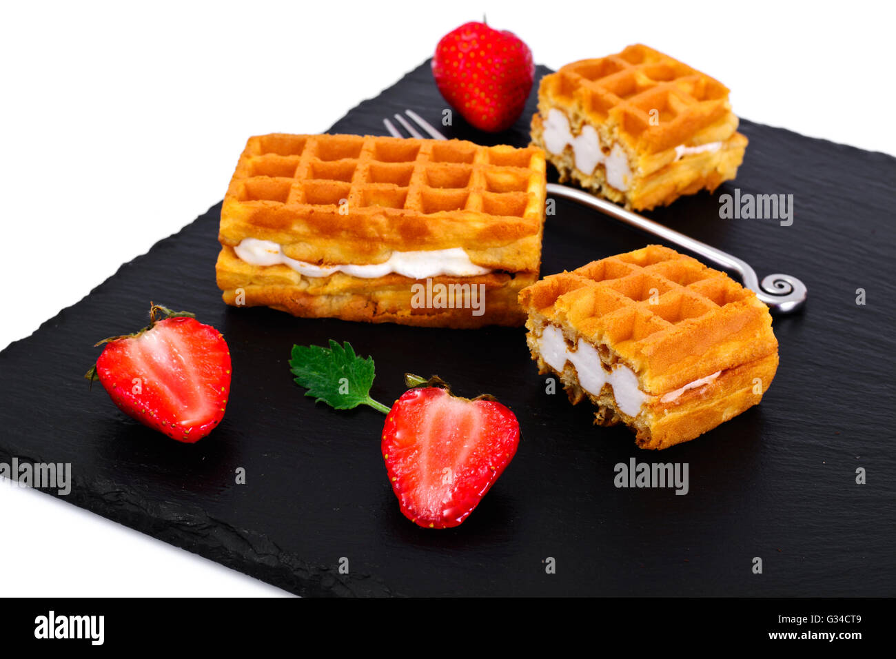 Vienna waffles hi-res stock photography and images - Alamy