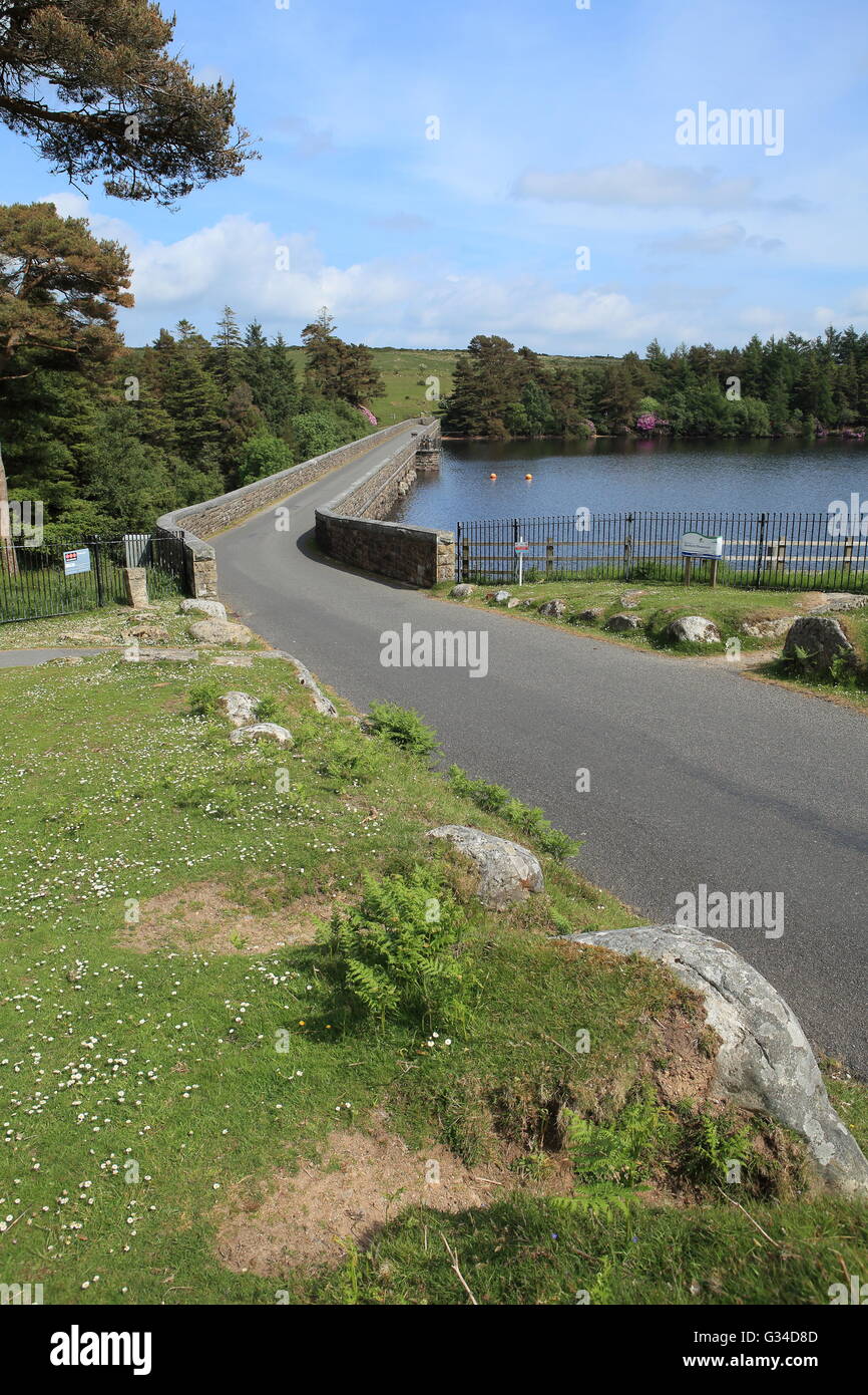 Venford reservoir lake dam hi-res stock photography and images - Alamy