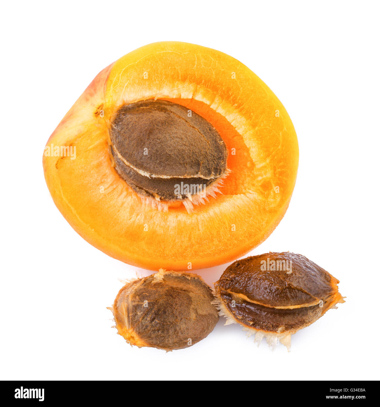 Cut and apricot kernels hi-res stock photography and images - Alamy