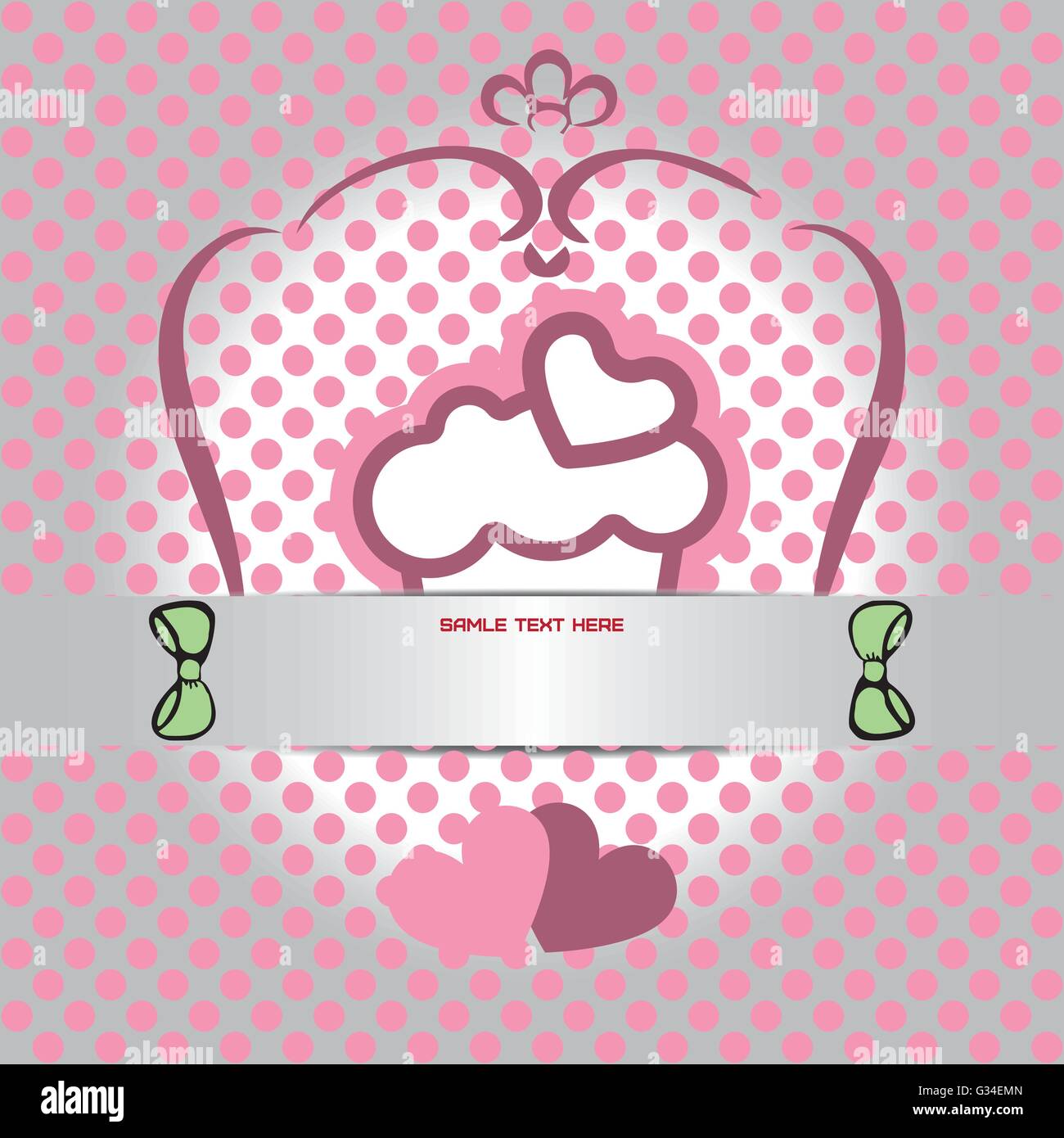Cream dots Stock Vector Images - Alamy