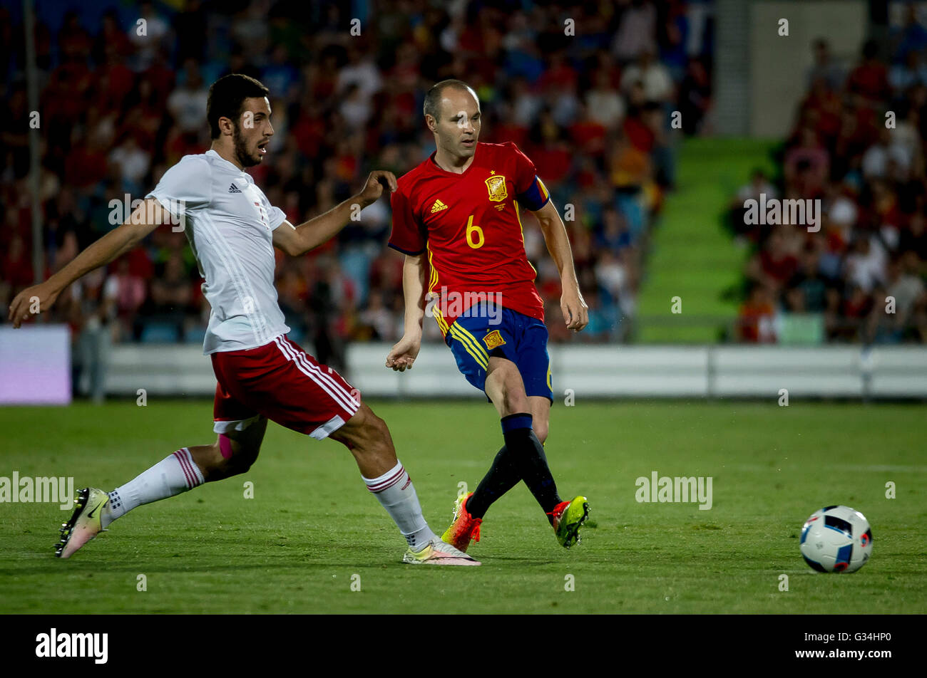 Getafe, Spain. 7th June, 2016. International friendly match between Spain and Georgia national ...