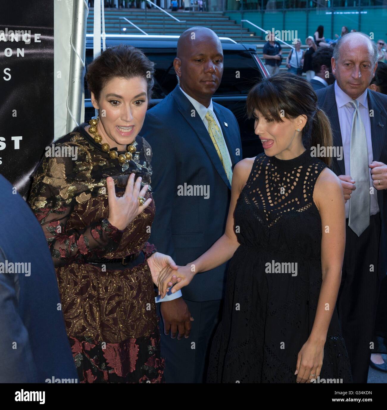 New York, NY, USA. 7th June, 2016. Elizabeth Musmanno, Hilaria Baldwin ...