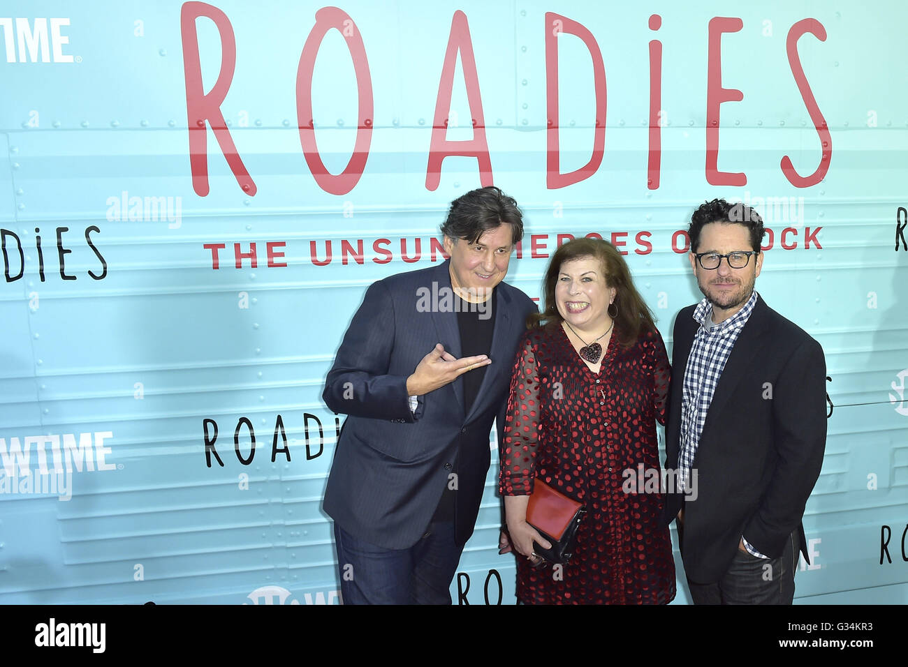 Cameron Crowe, Winnie Holzman and J.J. Abrams attend the premiere for ...