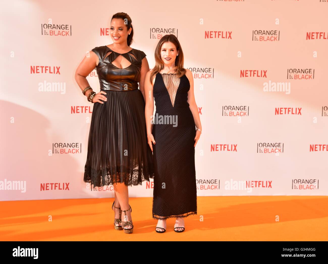 Berlin, Germany. 7th June, 2016. Actresses and cast members Dascha ...