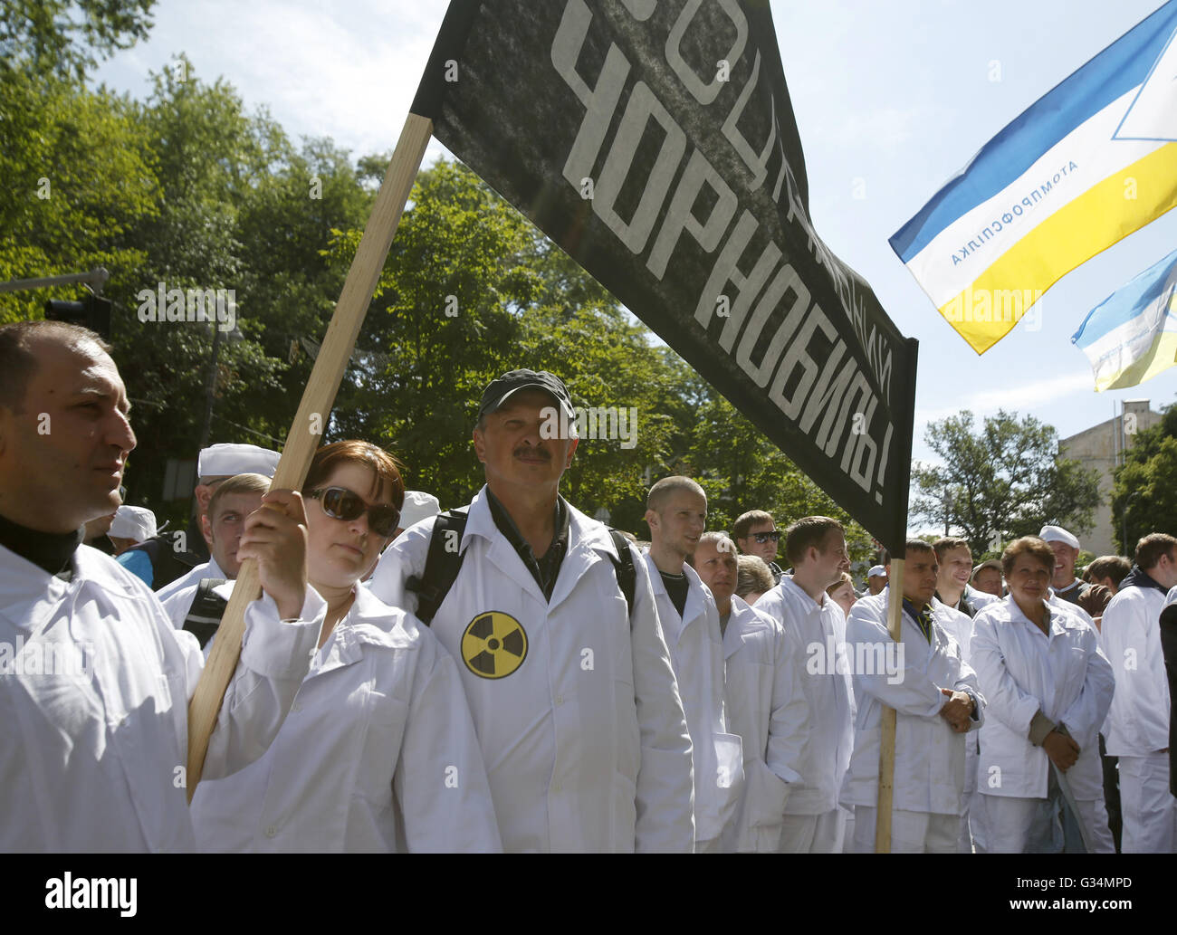 Chernobyl radiation workers hi-res stock photography and images - Alamy