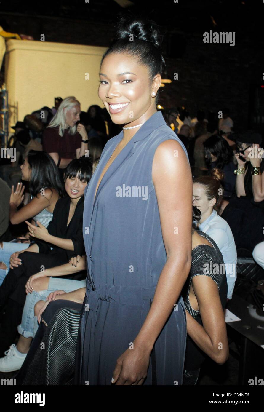 New York, NY, USA. 7th June, 2016. Gabrielle Union on the runway for ...